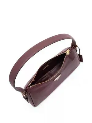 Prada Enamel Triangle Logo Tote Bag