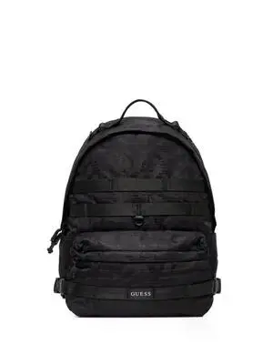 Guess Asti Camouflage Top-handle Backpack - Black
