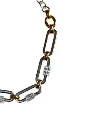RADA' Bijoux Rectangle-stone Chain Necklace