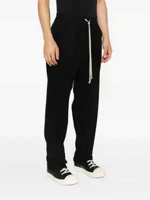 Rick Owens Drawstring Drop-crotch Trousers - Black