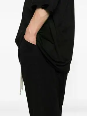 Rick Owens Drawstring Drop-crotch Trousers - Black