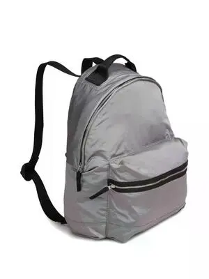 Stone Island Metallic Zip-fastening Backpack - Grey