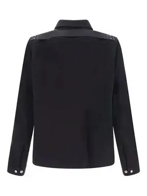Rick Owens Pointed-collar Zip-front Shirt Jacket