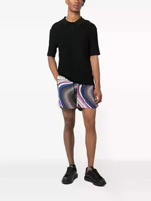 LIMITATO Swirl-print Elasticated Shorts