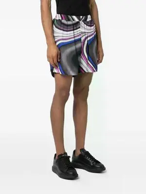 LIMITATO Swirl-print Elasticated Shorts