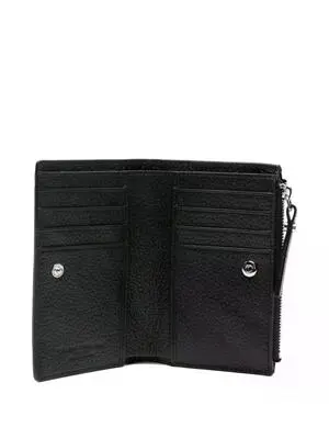 GIANNI CHIARINI Grained-leather Zip Wallet