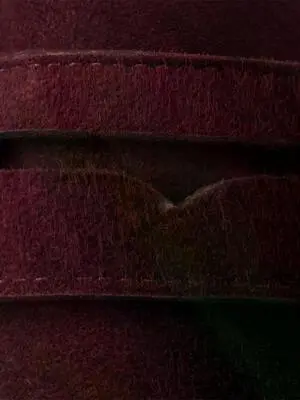 Prada Shuffle Antiqued Suede Loafers - Red
