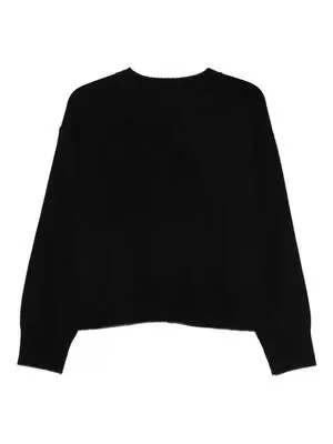 Officine Générale Cashmere Crew Neck Sweater - Black