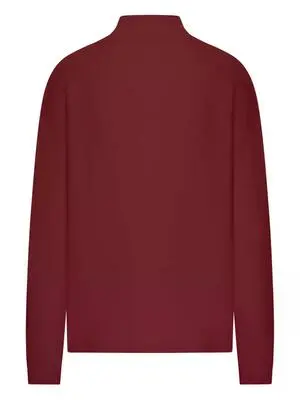Max Mara High-neck Cashmere Blend Sweater - Red