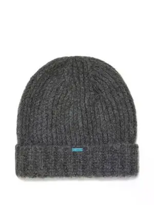 Alanui Ribbed Cashmere Beanie - Grey