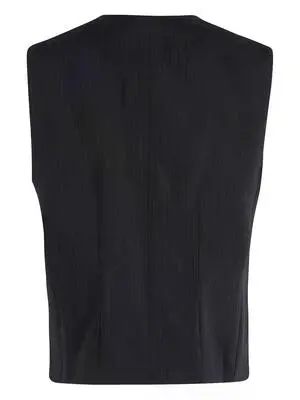 HERSKIND Pinstripe Sleeveless Waistcoat
