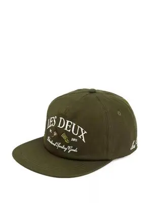 LES DEUX Ivy League Embroidered-logo Strap-back Cap - Green