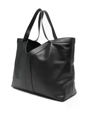 Saint Laurent Large Y Leather Tote Bag - Black