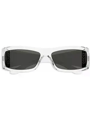 Gucci Rectangle-frame Sunglasses - White