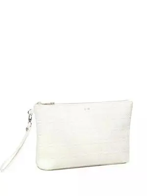 V°73 Eugenia Embossed Zip-top Pouch