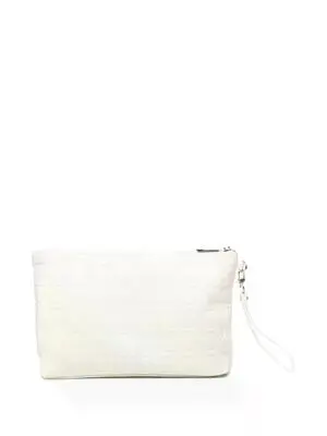 V°73 Eugenia Embossed Zip-top Pouch