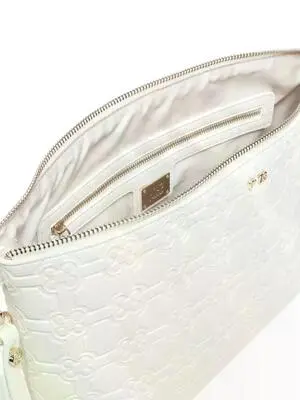 V°73 Eugenia Embossed Zip-top Pouch
