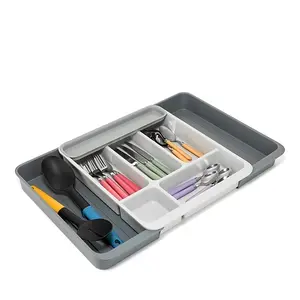 JOSEPH JOSEPH Drawerstore Expanding Cutlery, Utensil And Gadget Organizer - Gray