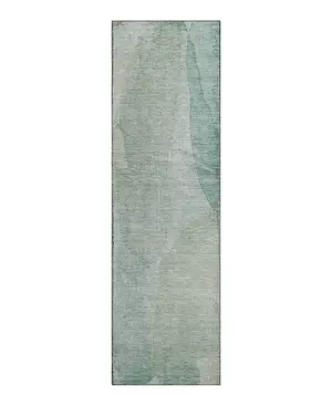 DALYN RUG COMPANY Dalyn Ravenna Washable Rn12 Runner Area Rug, 2'3 X 7'6 - Aqua