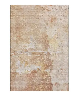 DALYN RUG COMPANY Dalyn Ravenna Washable Rn3 Area Rug, 8' X 10 - Salmon