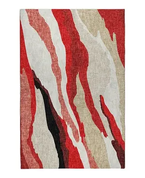 DALYN RUG COMPANY Dalyn Lorenzo Washable Ln4 Area Rug, 8' X 10' Red