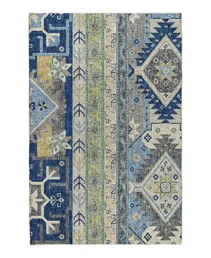 DALYN RUG COMPANY Dalyn Lorenzo Washable Ln3 Area Rug, 9' X 12 - Navy