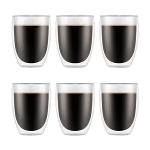 BODUM Pavina Double Wall Glasses, Set Of 6