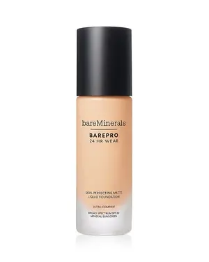 BAREMINERALS Barepro 24hr Wear Skin Perfecting Matte Liquid Foundation Mineral Spf 20 Pa++ N Fair