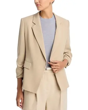 Women's Ruched Sleeve Blazers