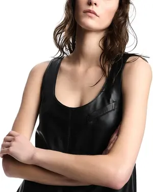 Emporio Armani Leather Dress