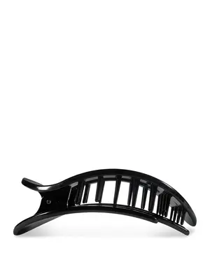 TELETIES Small Flat Hair Clip - Jet Black