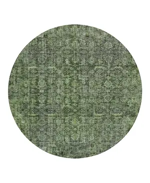 DALYN RUG COMPANY Dalyn Karaj Kj3 Round Area Rug, 8' X 8 - Cactus