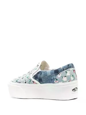 VANS Interwoven Floral-design Sneakers