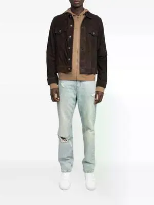 Zadig&Voltaire Suede Jacket With Embossed Wings