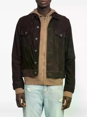 Zadig&Voltaire Suede Jacket With Embossed Wings
