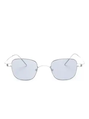 LINDBERG 8216 Thin-rim Rectangle Sunglasses - Grey