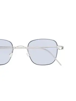 LINDBERG 8216 Thin-rim Rectangle Sunglasses