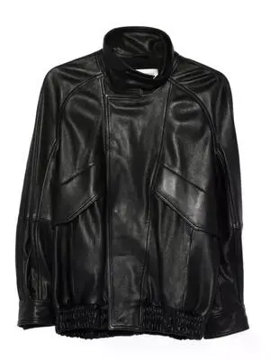 Nour Hammour Artiste Leather Jacket - Black