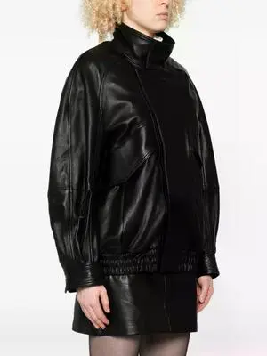 Nour Hammour Artiste Leather Jacket - Black