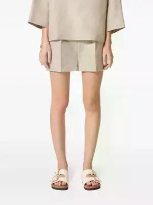 Valentino Garavani Linen Canvas Bermuda Shorts
