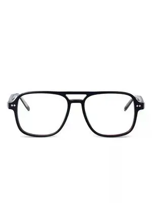 Tommy Hilfiger Pilot-frame Glasses - Black