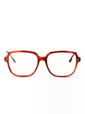 GENTLE MONSTER Tortoiseshell Square-frame Glasses - Brown