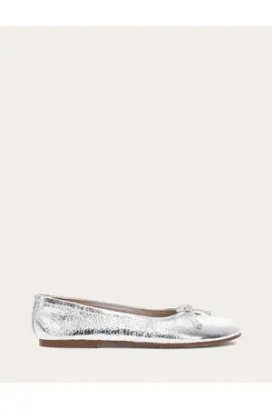 THE FRYE COMPANY Emma Ballet Flat - Silver