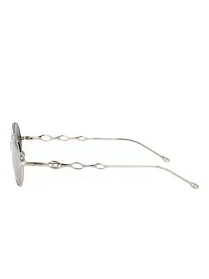 DIESEL® Round-frame Metal Sunglasses