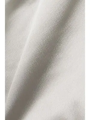 Staud Landscape Gathered Satin Mini Dress