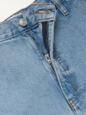 FRAME The Drape Mid-rise Wide-leg Organic Jeans