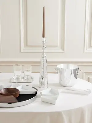 Christofle Jardin D'eden -plated Candlestick