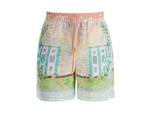 Casablanca Printed Shorts - Multicolor