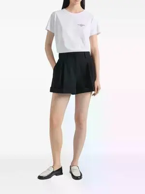 Givenchy Pleated Cuffed Shorts