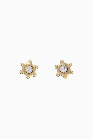 Ulla Johnson Kavi Mix Stud Earrings - Crystal
